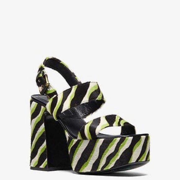 Michael Kors Collection | Shoes | Michael Kors Blaire Zebra Calf Hair ...